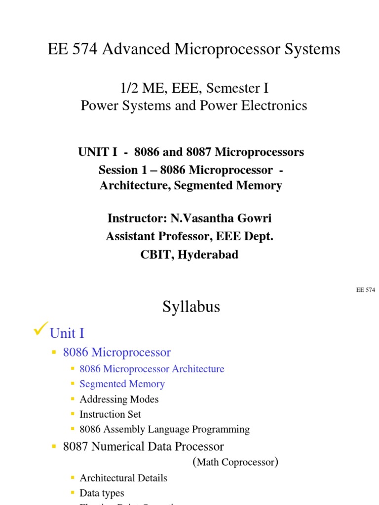 Advanced Microprocessor Systems | PDF | Central Processing Unit | Input/Output