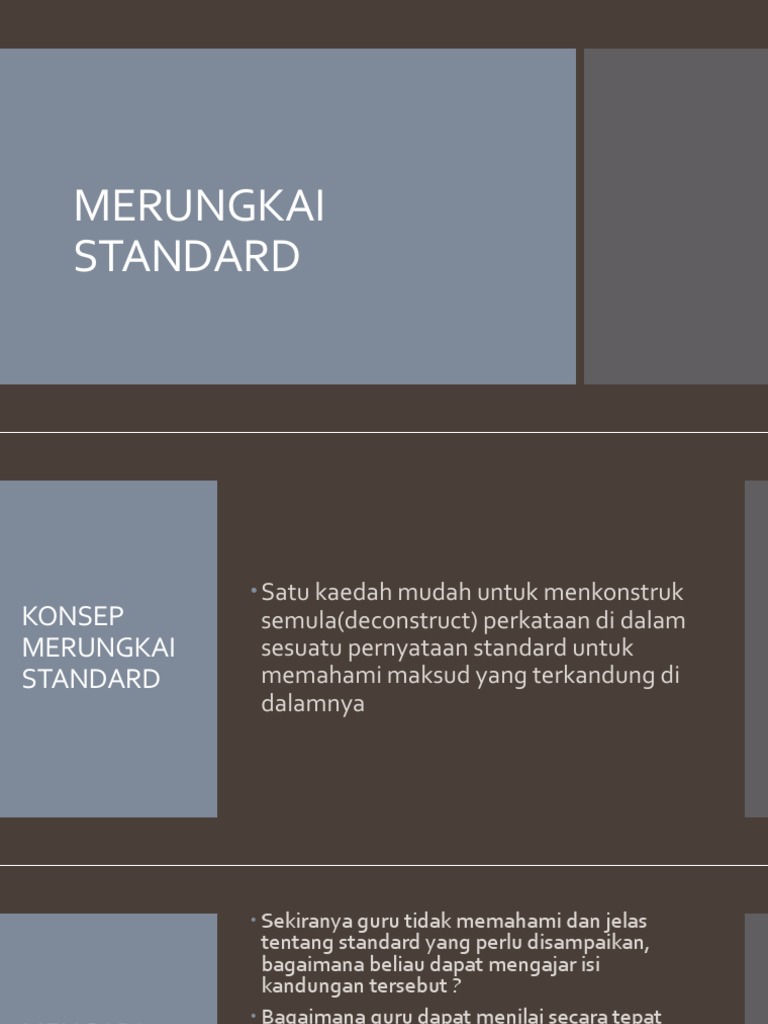 m5 Merungkai Standard | PDF