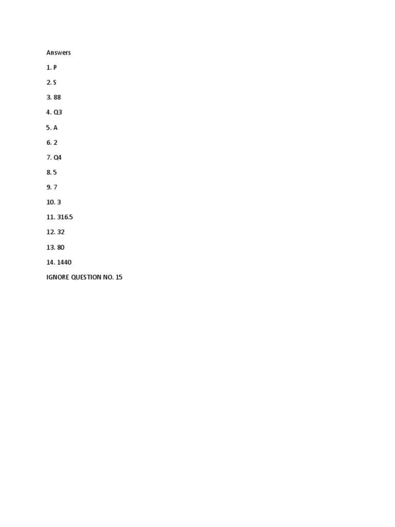 Ans Key | PDF