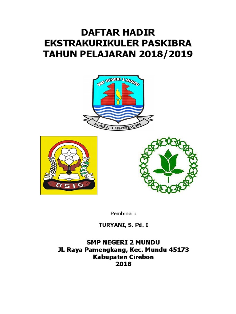Cover Daftar Hadir | PDF