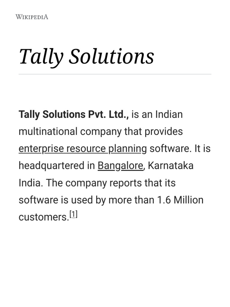 Tally Solutions PDF | PDF | Business Software | Application Software