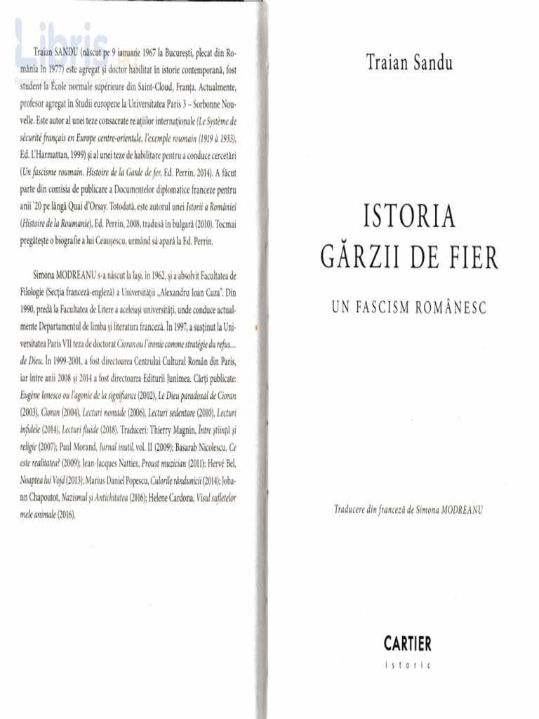Istoria Garzii de Fier - Traian Sandu PDF | PDF