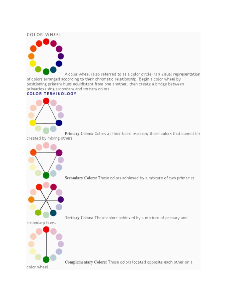 Color Wheel | PDF | Color | Computer Graphics