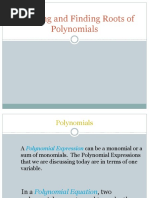 Polynomials Basic | PDF | Polynomial | Numerical Analysis
