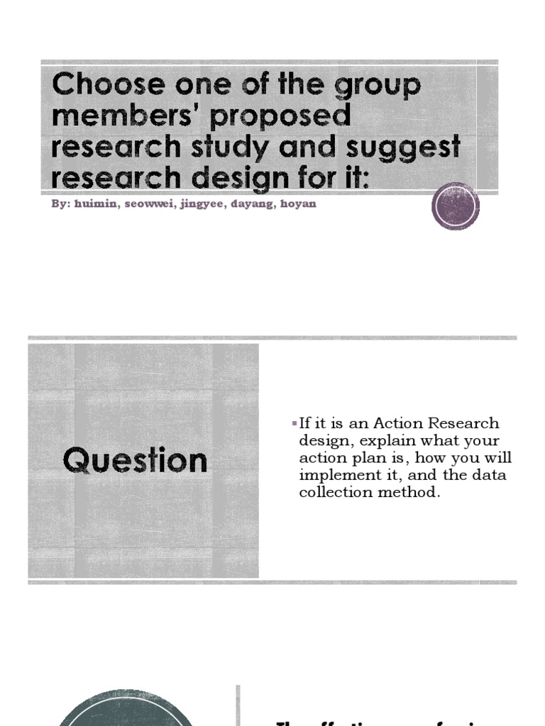 Action Research Design | PDF