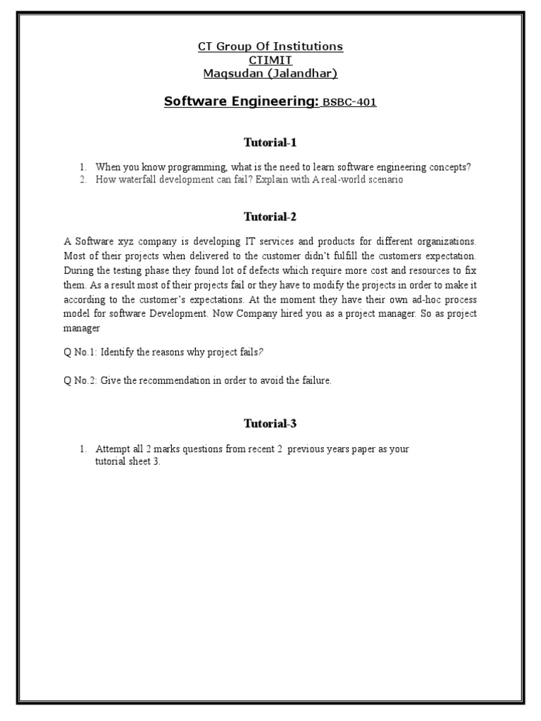 Software Engineering Concepts and Challenges | PDF