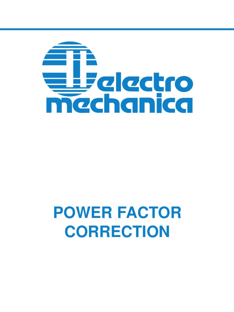 Power Factor Correction | PDF | Ac Power | Capacitor