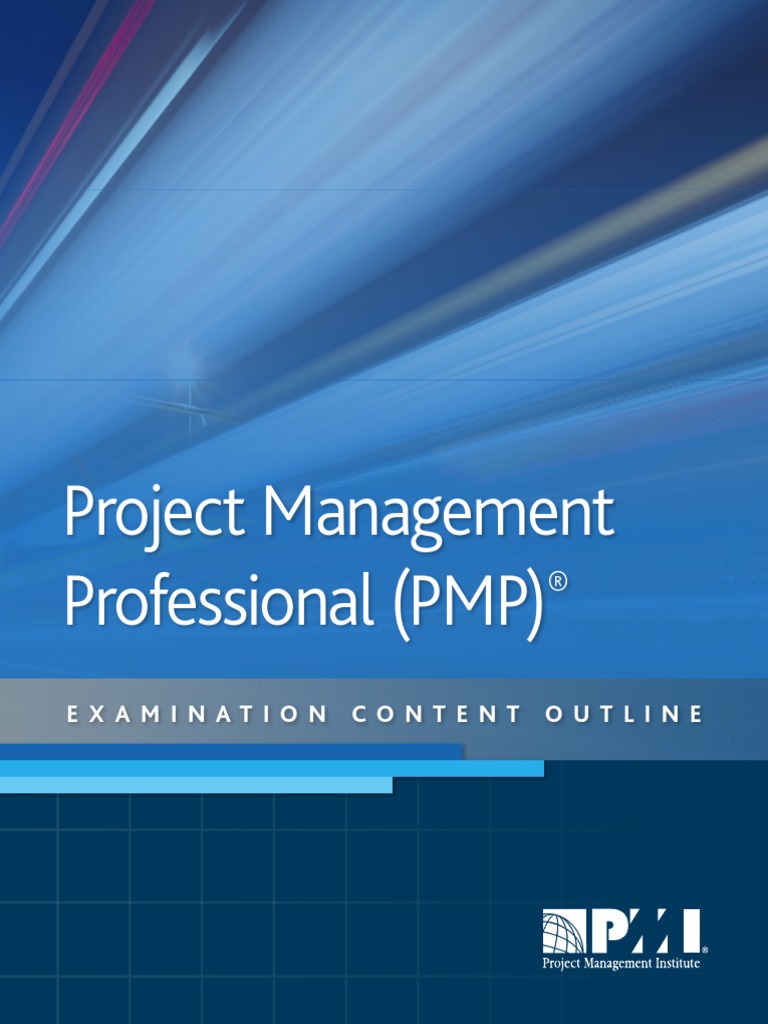 PMP Examination Content Outline June 2019 | PDF | Project Management ...