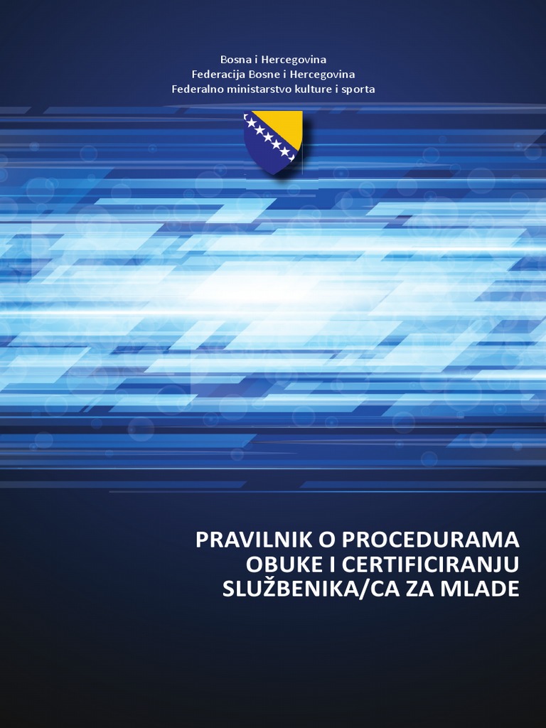 Pravilnik Za Obuku I Certificiranje Sluzbenika - Ca Za Mlade | PDF