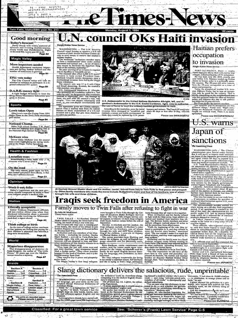 1994 08 01 PDF | PDF | Violence