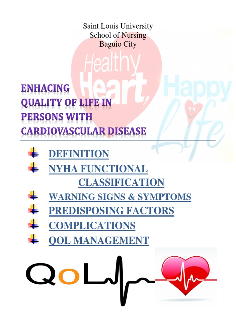 Nyha Functional: Classification | PDF | Coronary Artery Disease ...