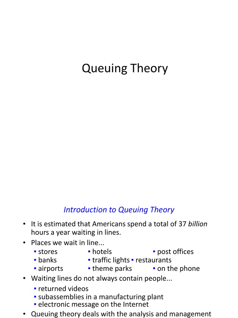 Analysis of Waiting Times and Resource Utilization in Queuing Systems: An Introduction to ...