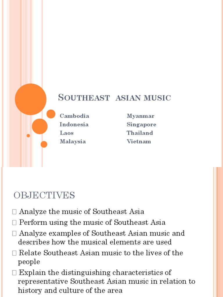 Southeast Asian Music Overview | PDF | Cambodia | Malaysia