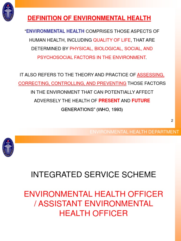 L3 Role of EHO and AEHO in Malaysia | Download Free PDF | Public Health ...