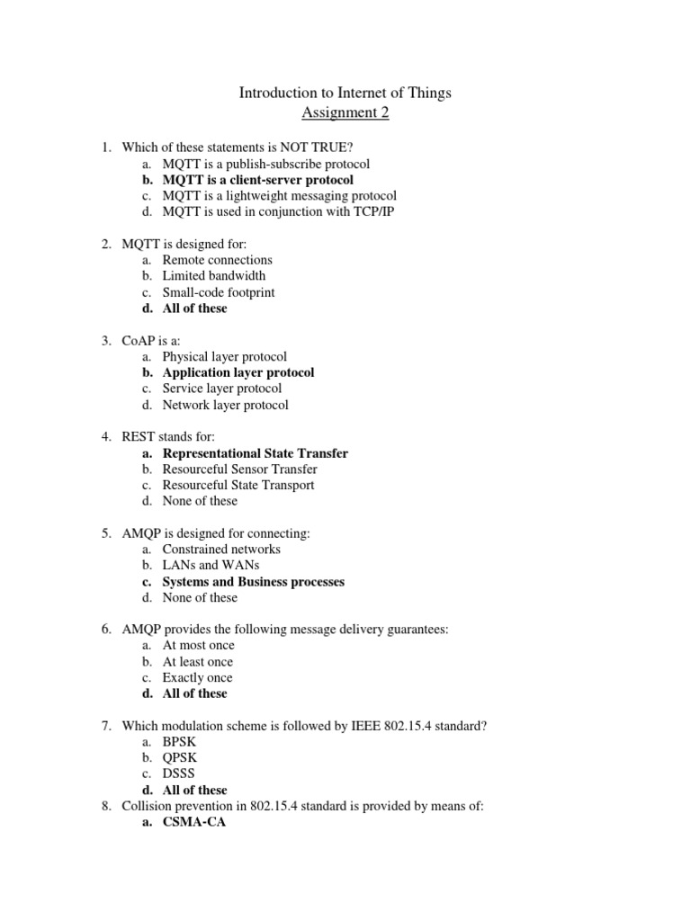 Week 1 Assignment Solution | PDF