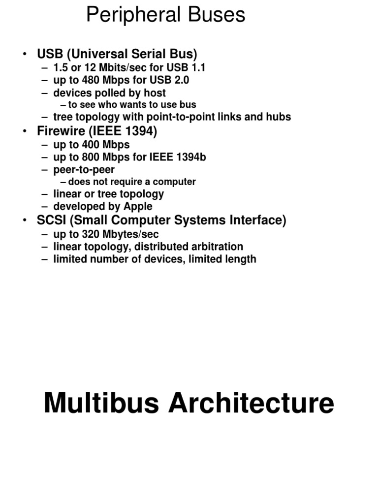 USB (Universal Serial Bus) : - To See Who Wants To Use Bus | PDF | Physical Layer Protocols ...