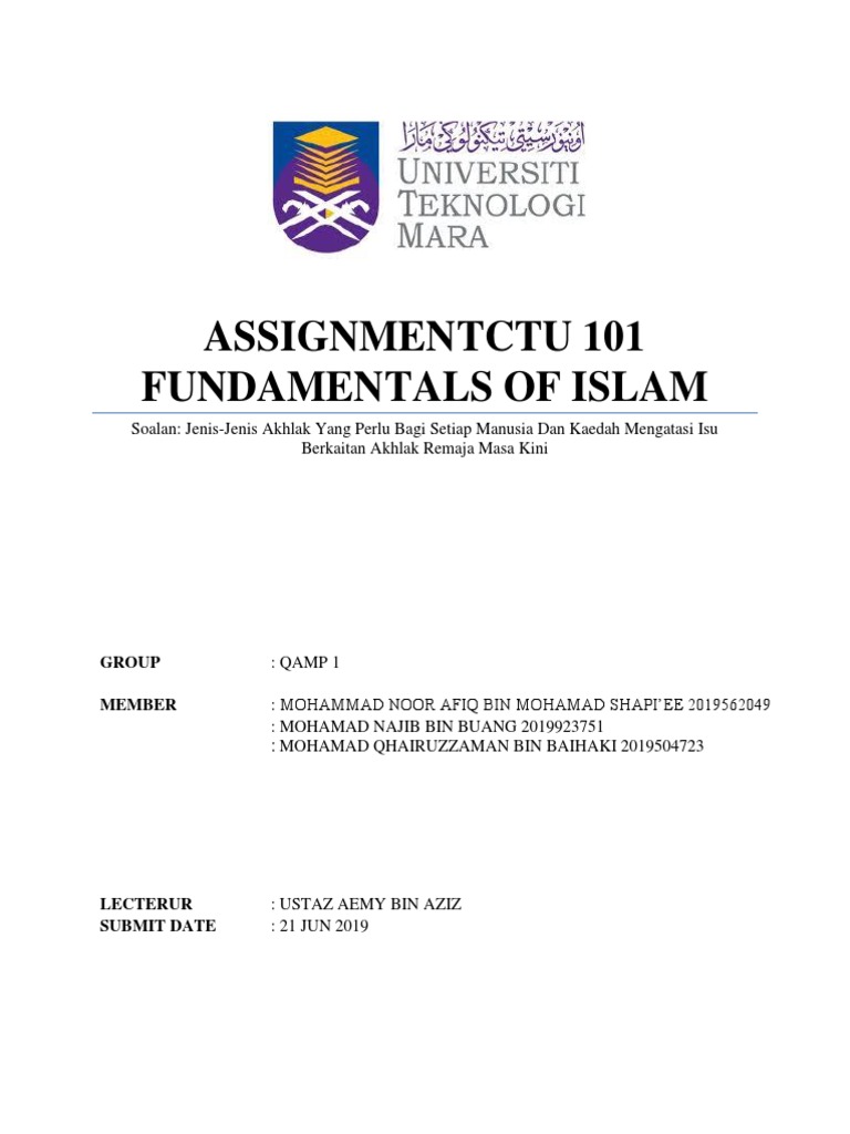 Assignment CTU101 | PDF