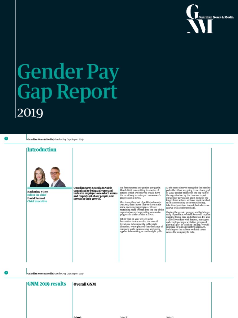GNM Gender Pay Report 2019 | Download Free PDF | Gender Pay Gap ...
