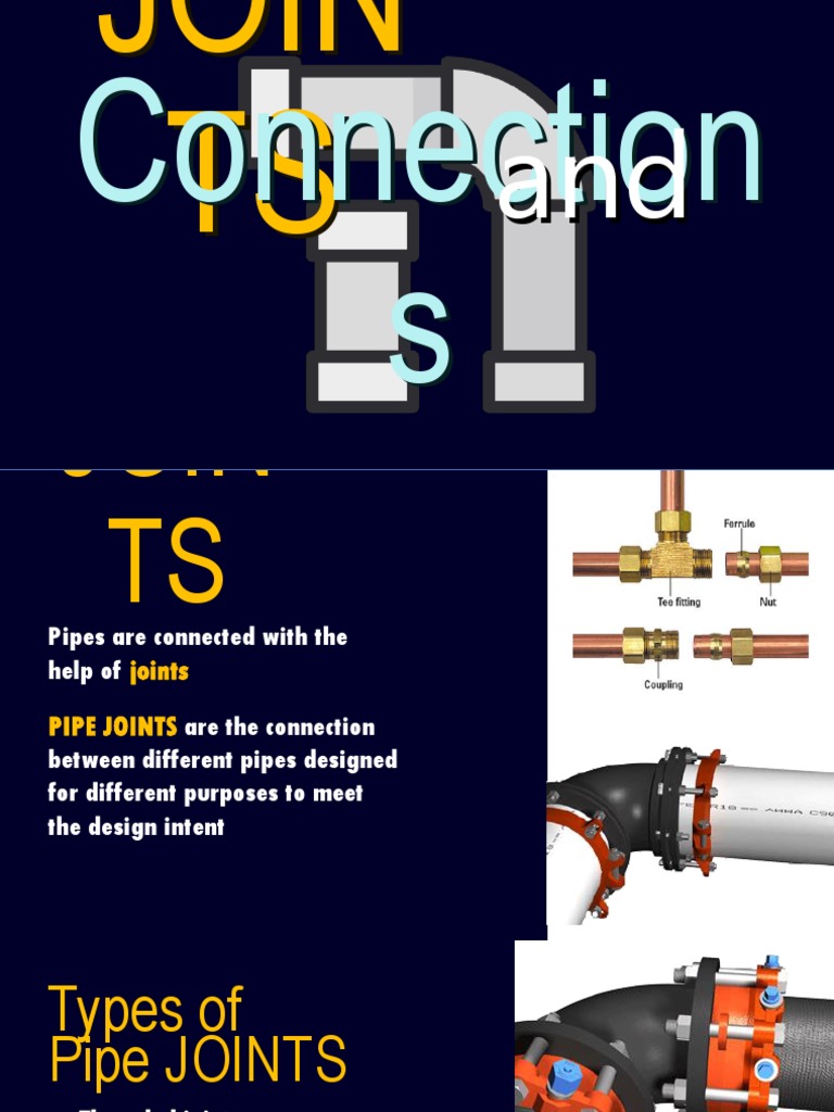 Types of Pipe Joints Explained | PDF | Pipe (Fluid Conveyance) | Tools