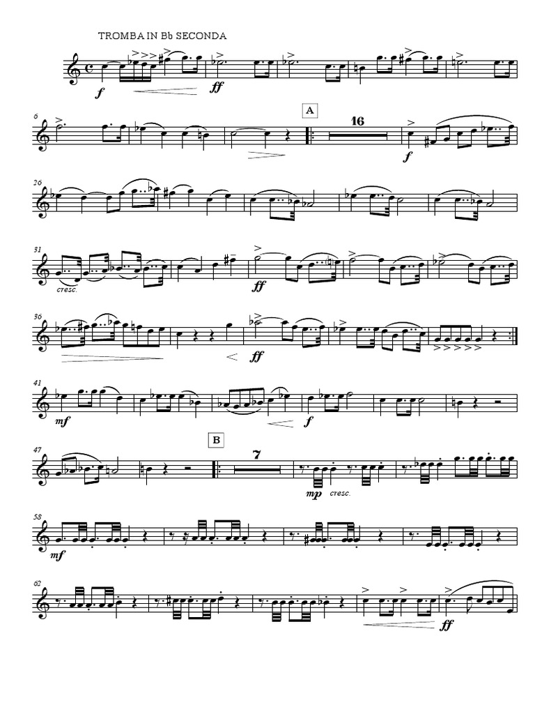 Tromba in BB II | PDF