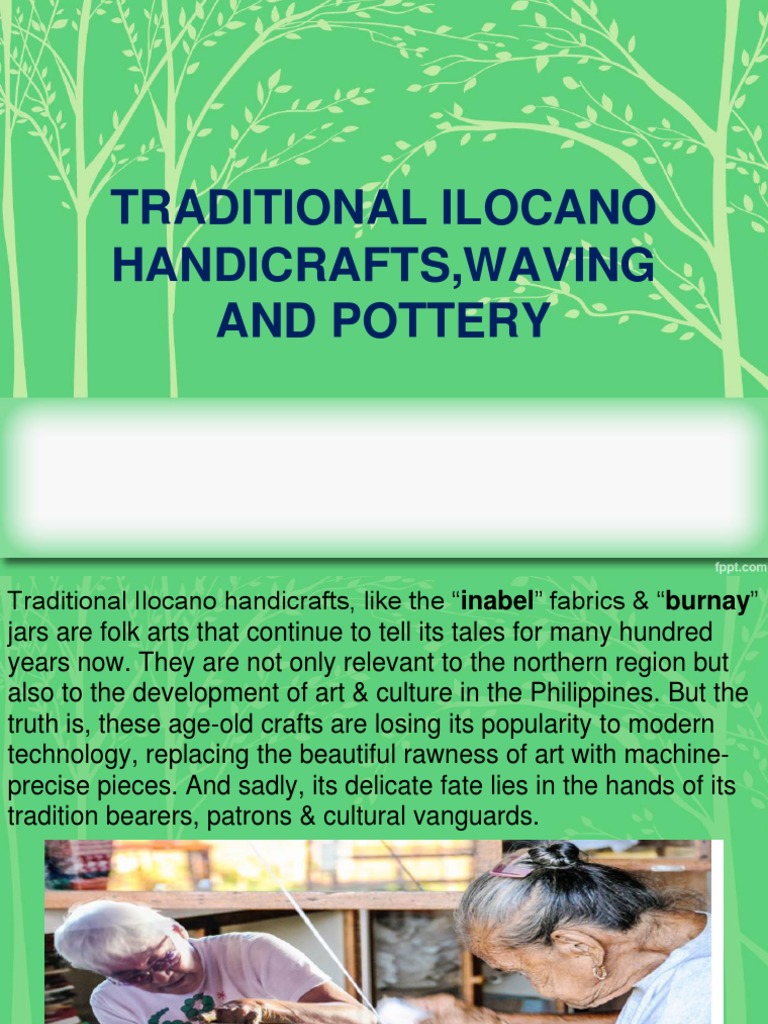 Preserving Traditional Ilocano Crafts | PDF | Weaving | Jewellery