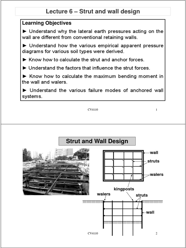 Retaining Wall | PDF | Beam (Structure) | Soil
