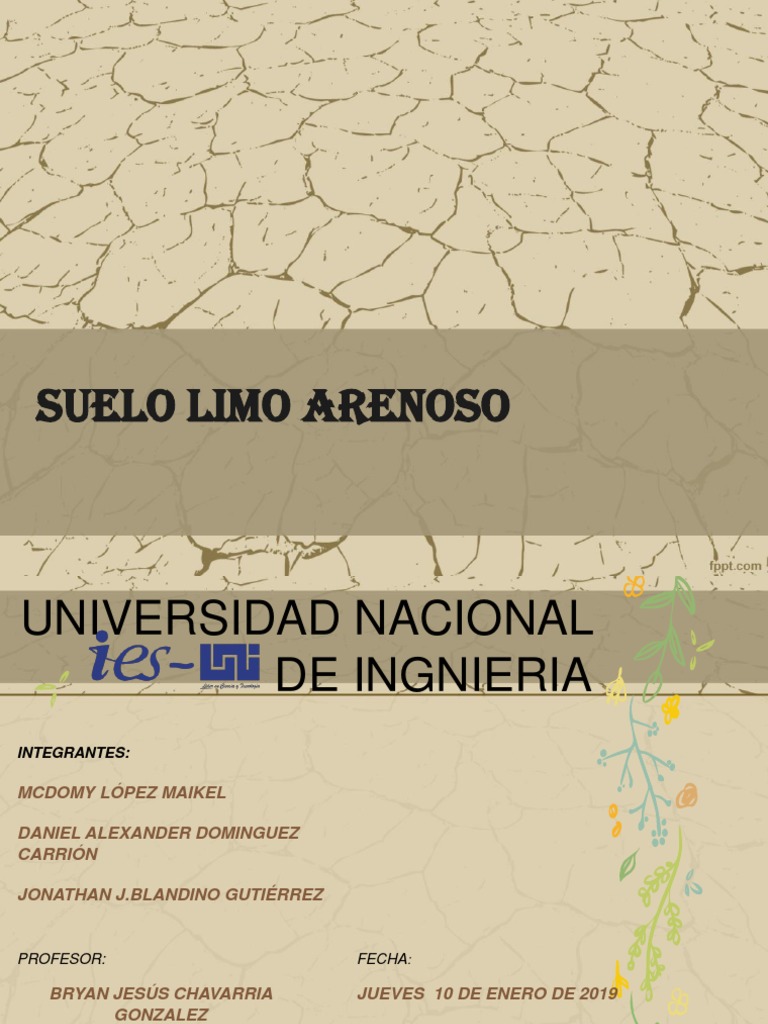 Suelo Limo Arenoso | PDF | Suelo | Materiales naturales