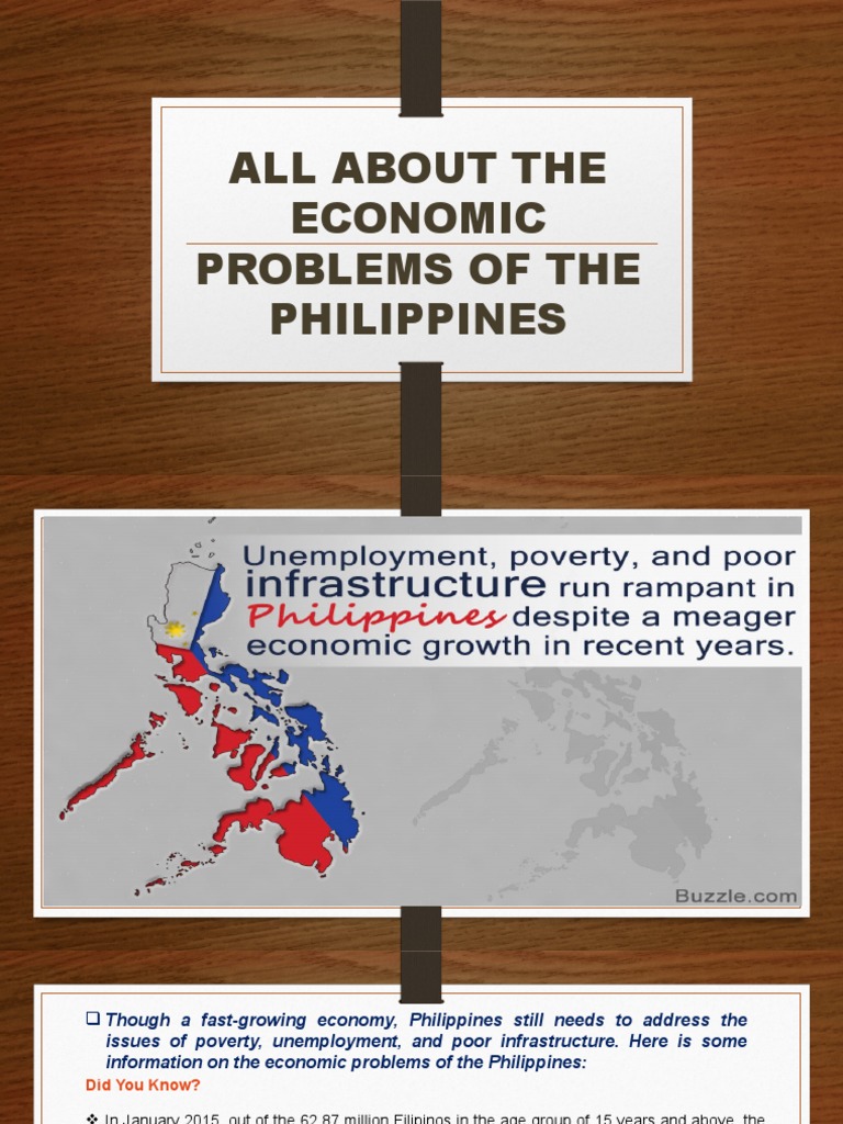 All About The Economic Problems of The Philippines | PDF | Unemployment ...