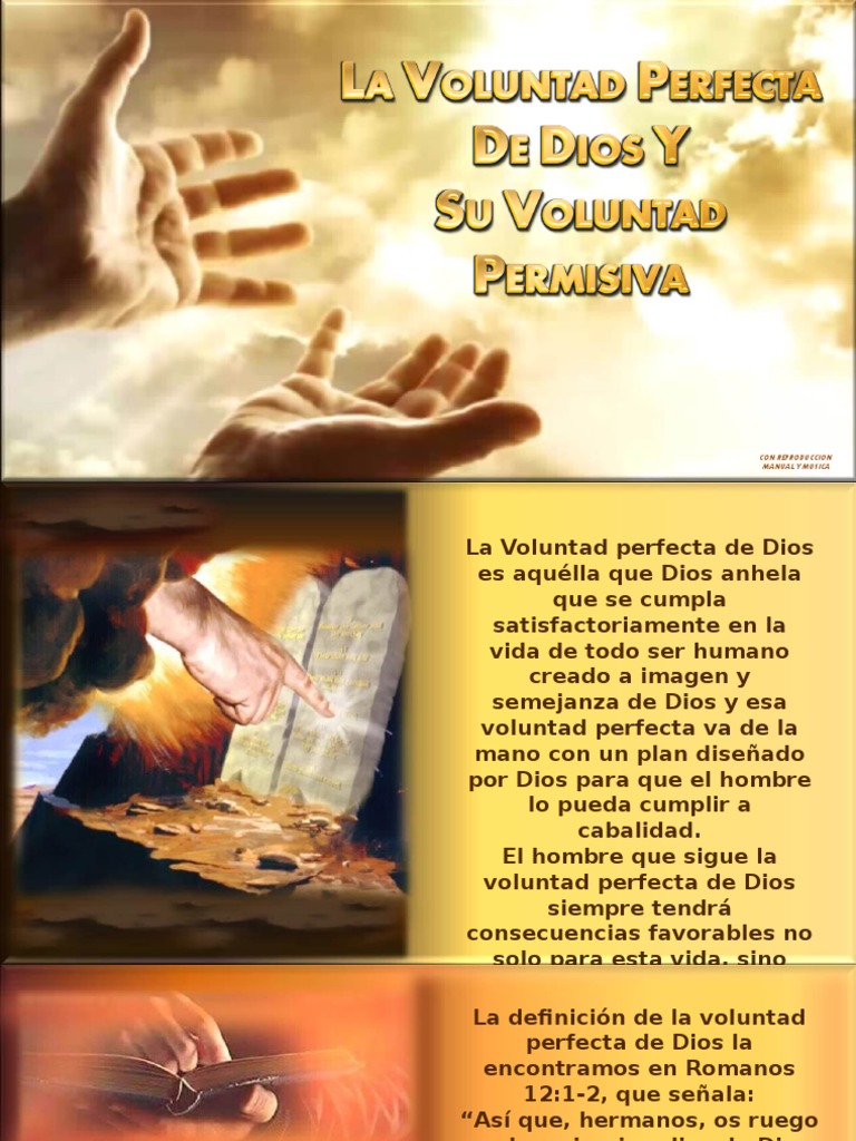 La Voluntad Perfecta de Dios y Su Voluntad Permisiva | PDF | Ismael ...