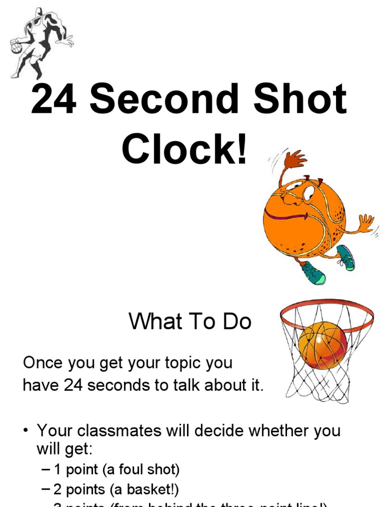 24-Second Topic Challenge Guide | PDF