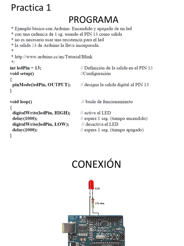 Prácticas Arduino: Control de LEDs y medición de luz | PDF | Resistor ...