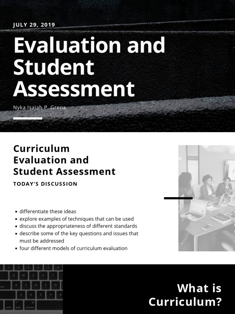 Curriculum Evaluation & Assessment Guide | PDF | Curriculum ...