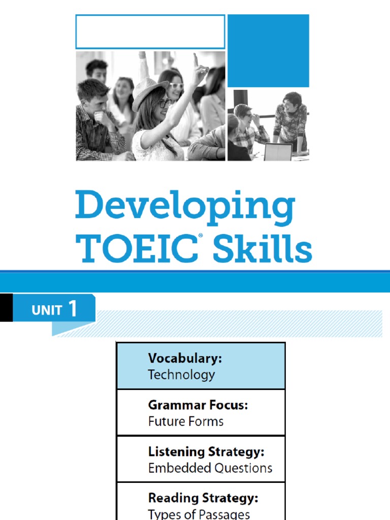 Developing TOEIC Skills Unit 1 | PDF