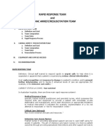 Code Blue Team Roles and Functions | PDF | Cardiopulmonary ...