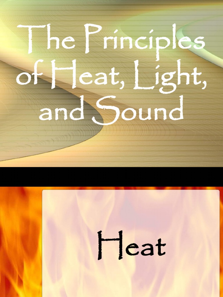 Understanding Heat, Light, and Sound Principles | PDF | Reflection ...