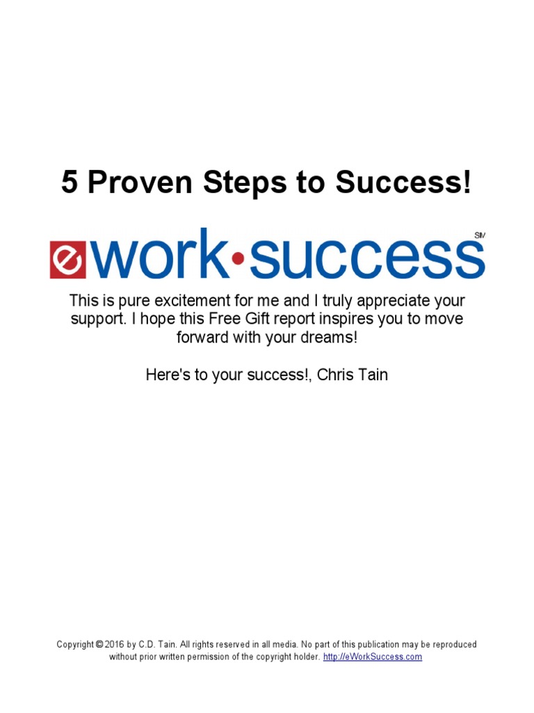 5 Proven Steps To Success | PDF | Social Media | Popular Culture ...