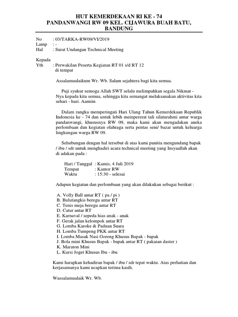 Technical Meeting | PDF