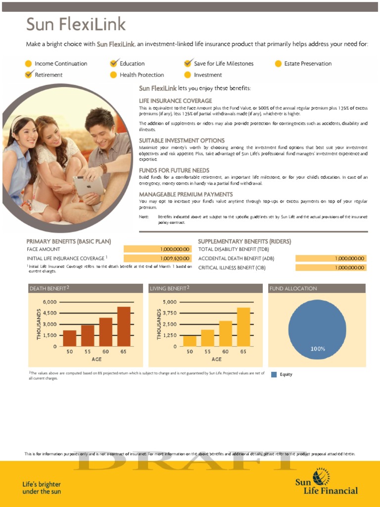 Sun FlexiLink: Smart Investment Choice | PDF | Life Insurance ...