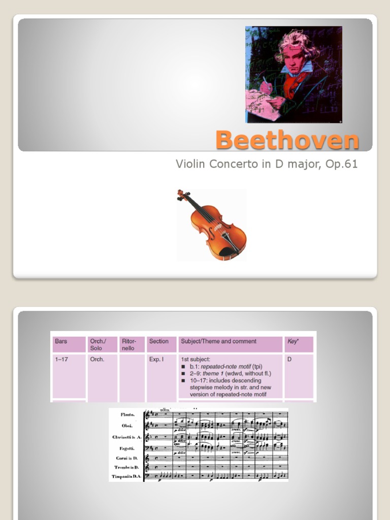 Beethoven Structure and Analysis | PDF