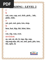 Jolly Phonics Words List | PDF