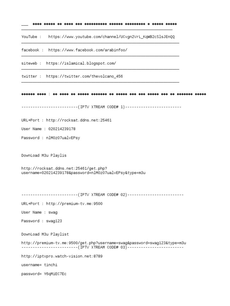 Xtream Iptv Codes | PDF | Security Engineering | Computer Security