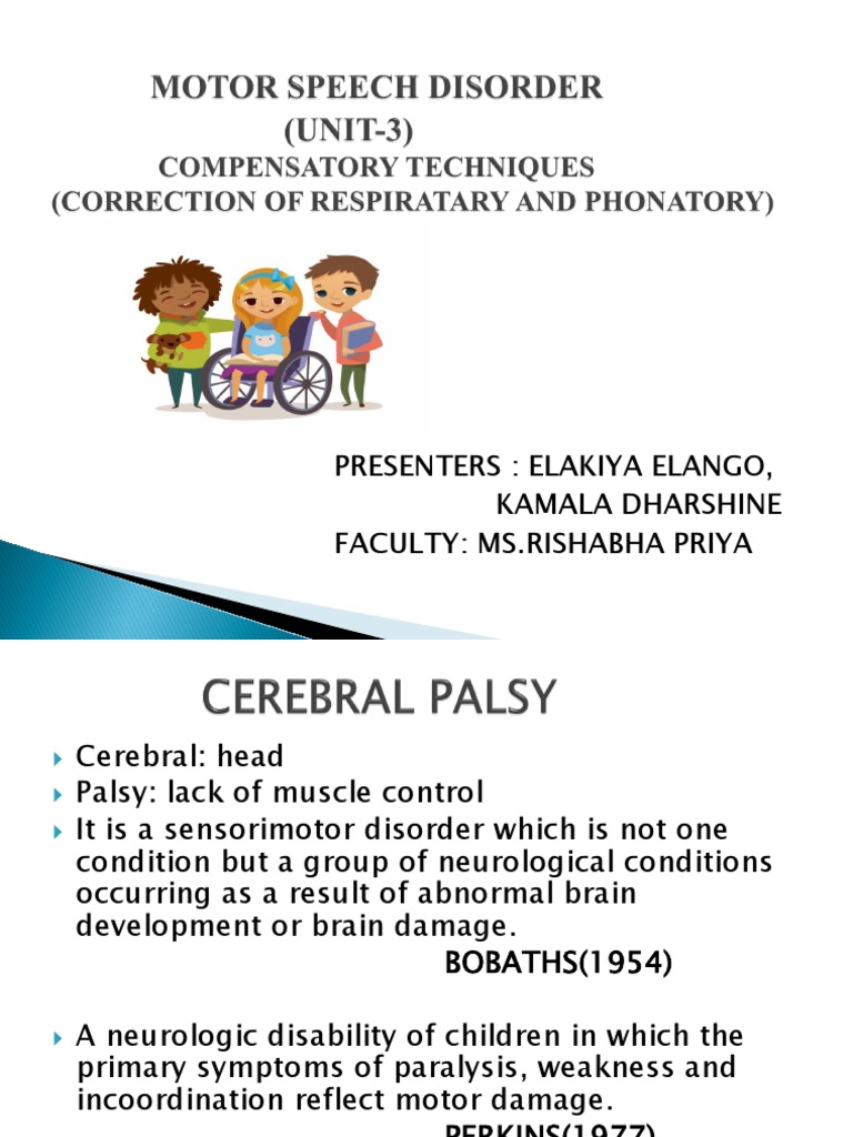 Motor Speech Disorder Presentation | PDF | Breathing | Respiratory System