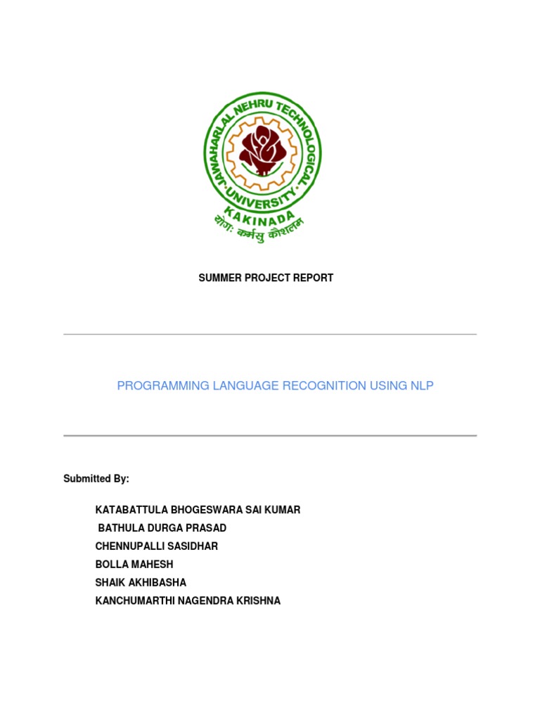 Project Report | Download Free PDF | Parsing | Morphology (Linguistics)