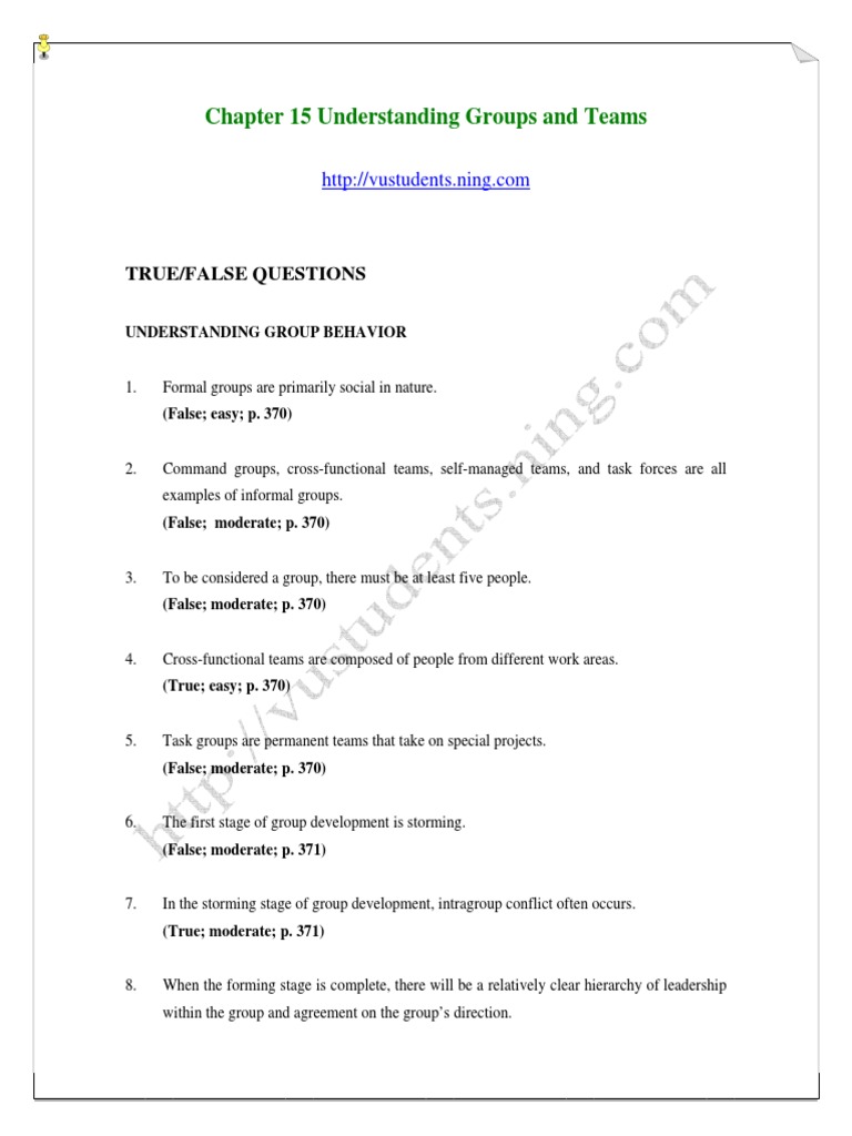 Chapter 15 Management PDF | PDF | Leadership | Goal