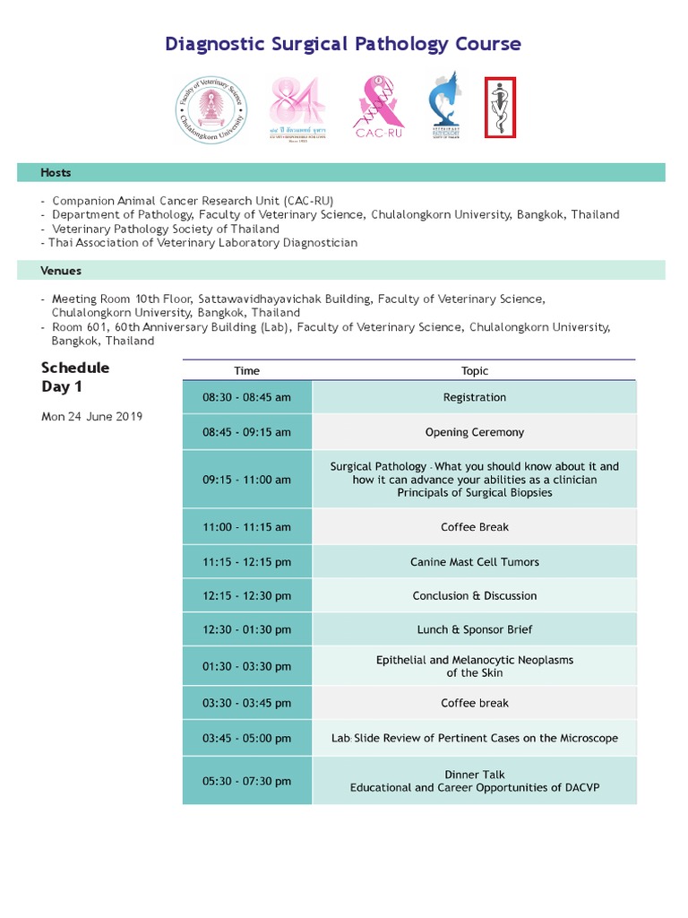 Diagnostic Pathology Course 2019 Final | PDF | Thailand | Pathology