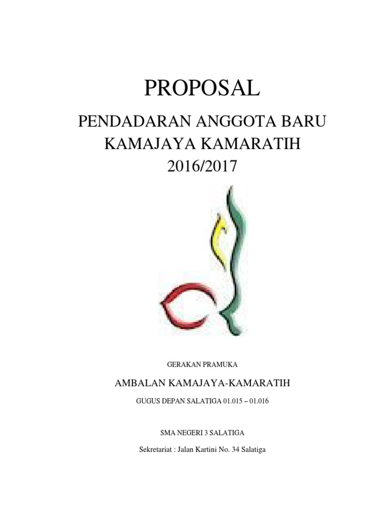 Contoh Proposal LMS Pramuka | PDF