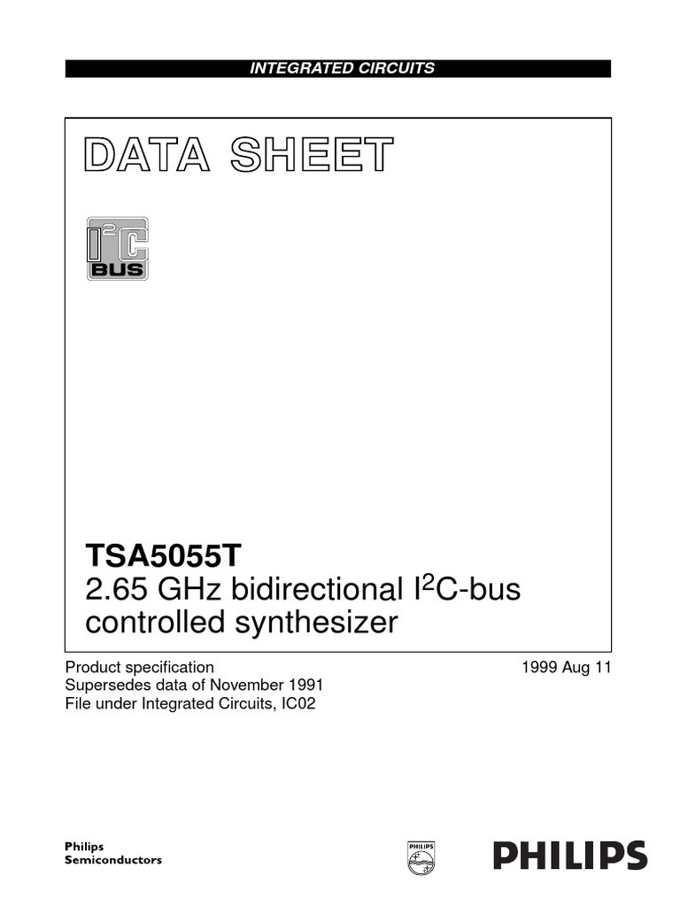 Tsa 5055 | PDF | Analog To Digital Converter | Satellite Television