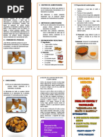 Triptico Queque Zanahoria | PDF | Cocina occidental | Comida regional y étnica