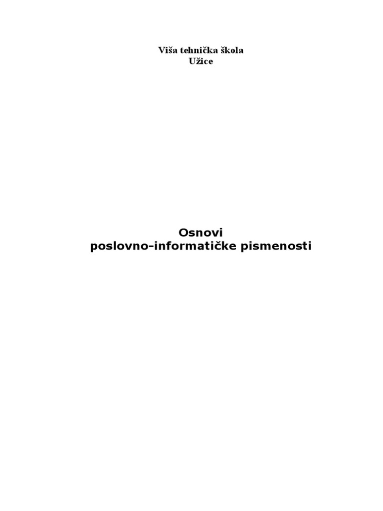 Uvod U Racunare | PDF