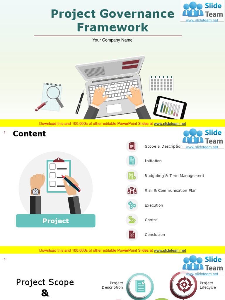 Project Governance Framework: Your Company Name | PDF | Project ...